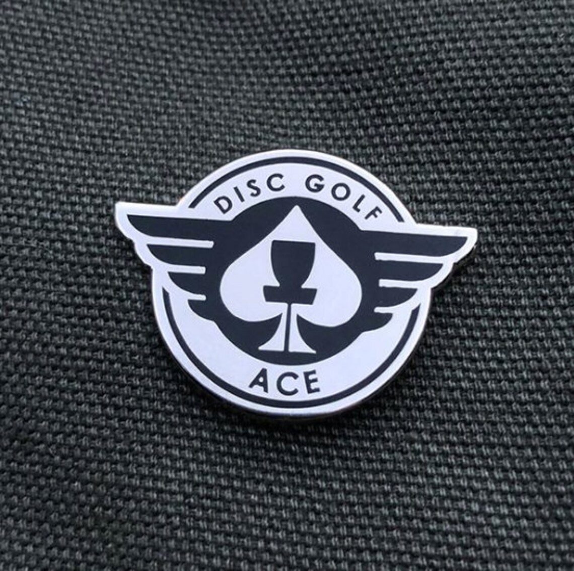 ACE Disc Golf Pin™ High Quality Hard Enamel Pin Disc Golf | Etsy