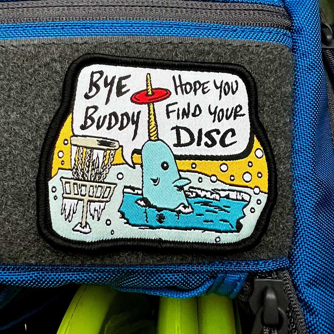 Bye Buddy Disc Golf Patch™ - Disc Golf Gift - Etsy