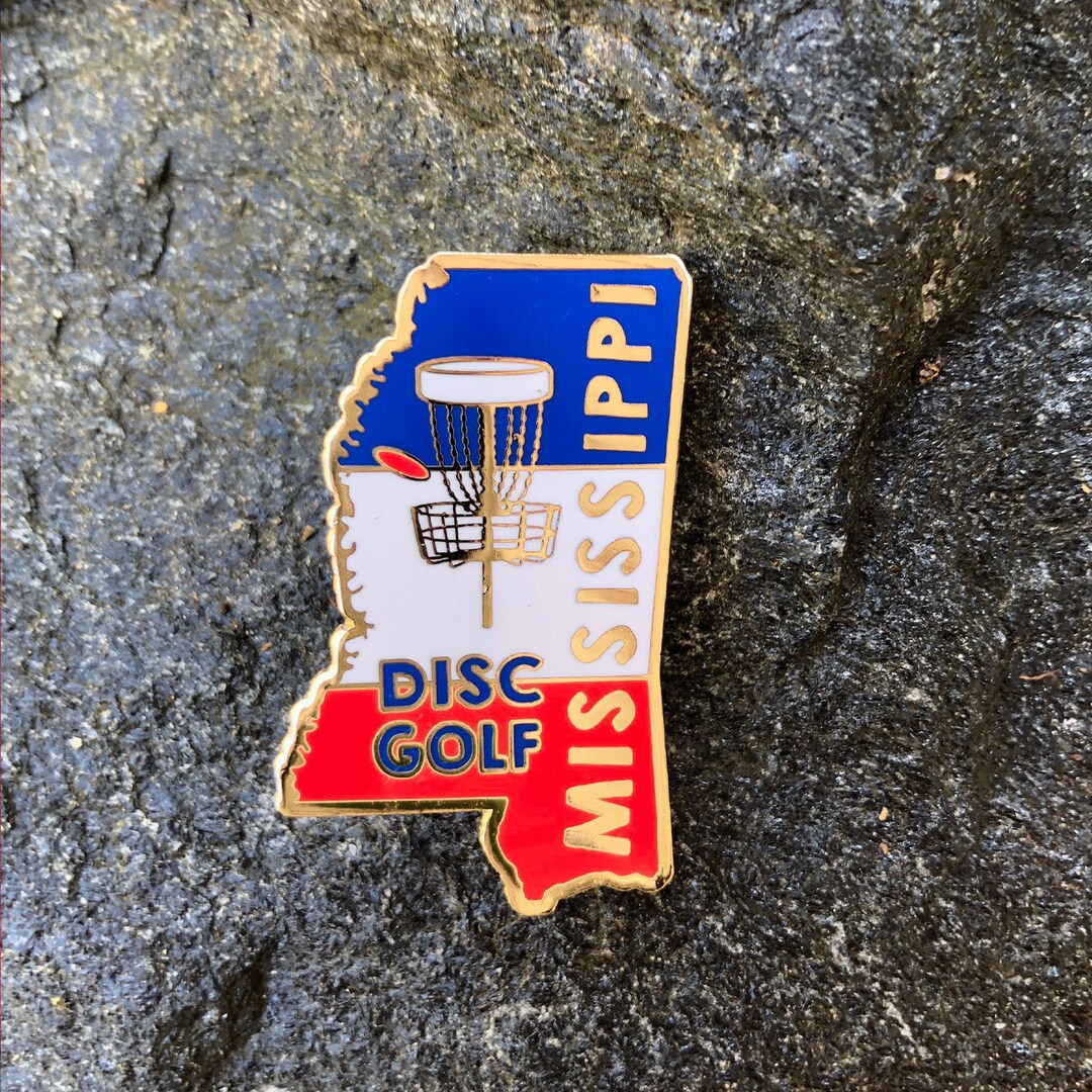 Mississippi Disc Golf Pin™ - High Quality Hard Enamel Pin - Etsy