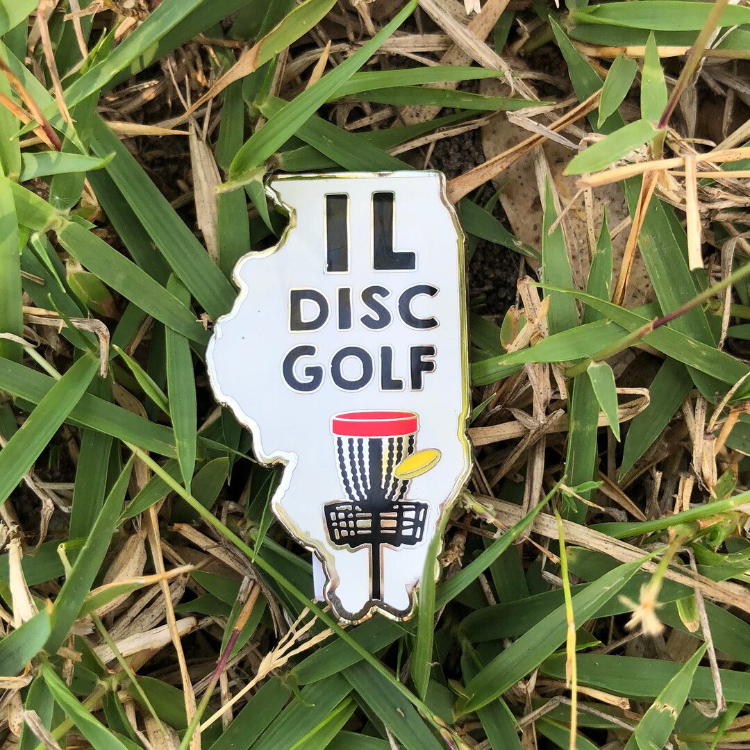Illinois Disc Golf Pin™ High Quality Hard Enamel Pin - Etsy