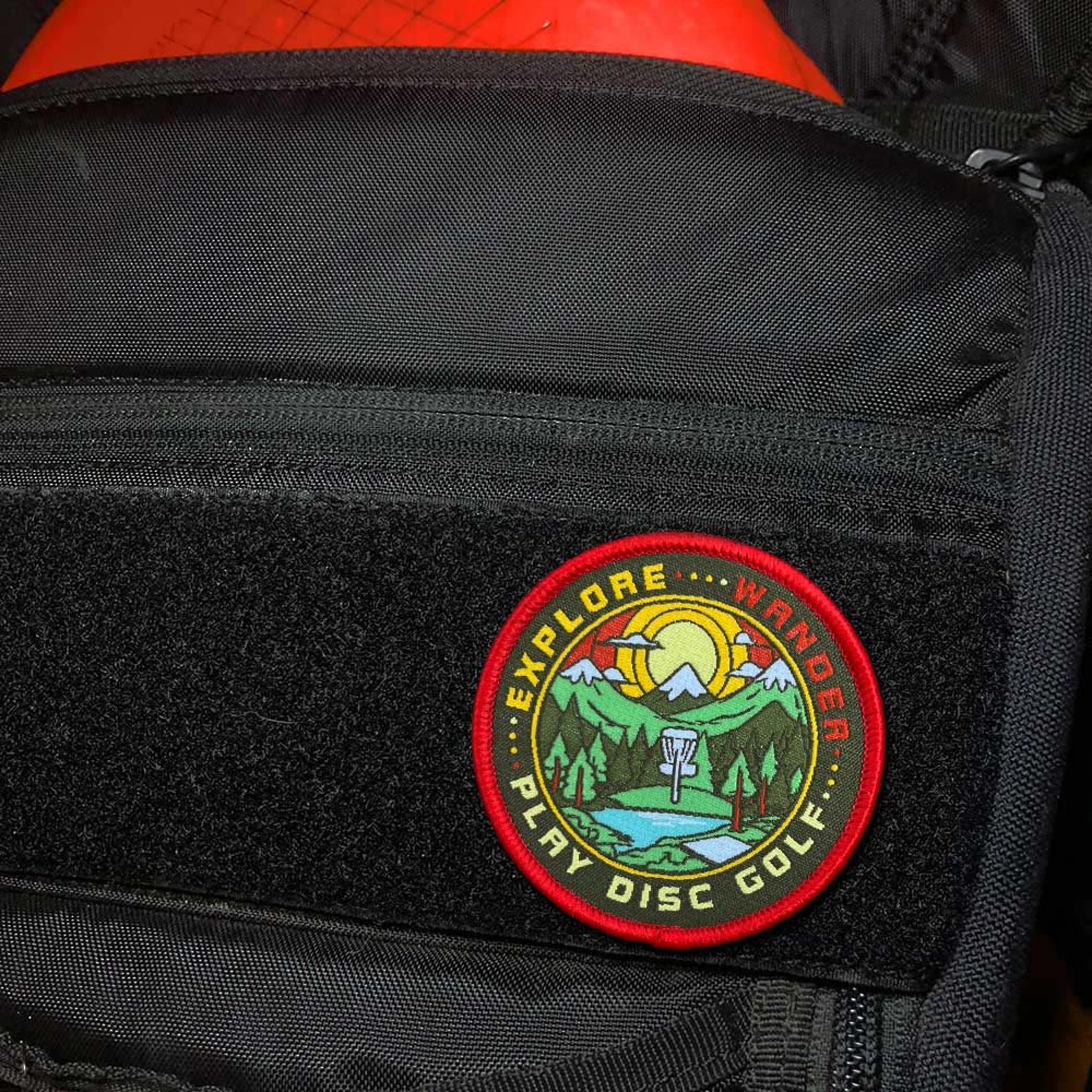 Wander Explore Play Disc Golf Patch - Disc Golf Gift - Etsy