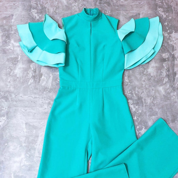 Turquoise Romper - Etsy
