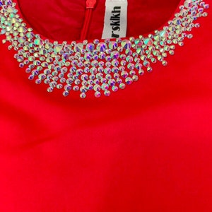 Red Pageant Fun Fashion Outfit With Train and Romper/ High Low Pageant ...