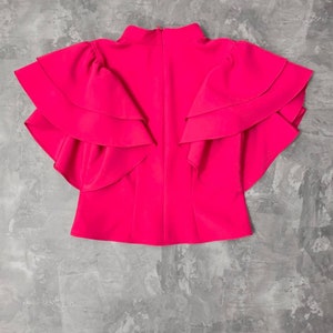 Hot Pink Pageant Interview Suit With Pants/ Top and Pants Set/ Girls ...