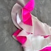 Hot Pink and White Girl Jumpsuit With Ruffle/ Appearance - Etsy