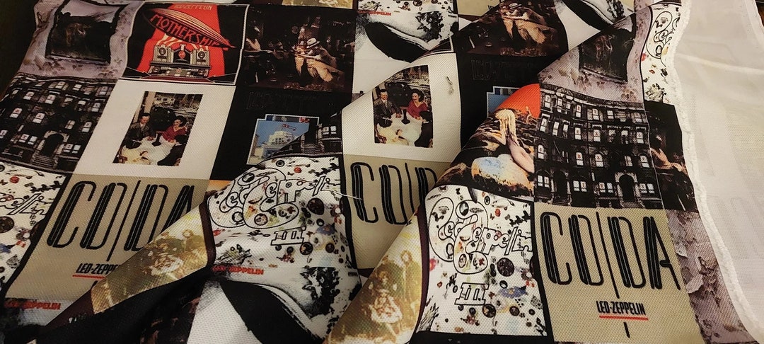 Led Zeppelin Design Fabric by the Meter - Etsy