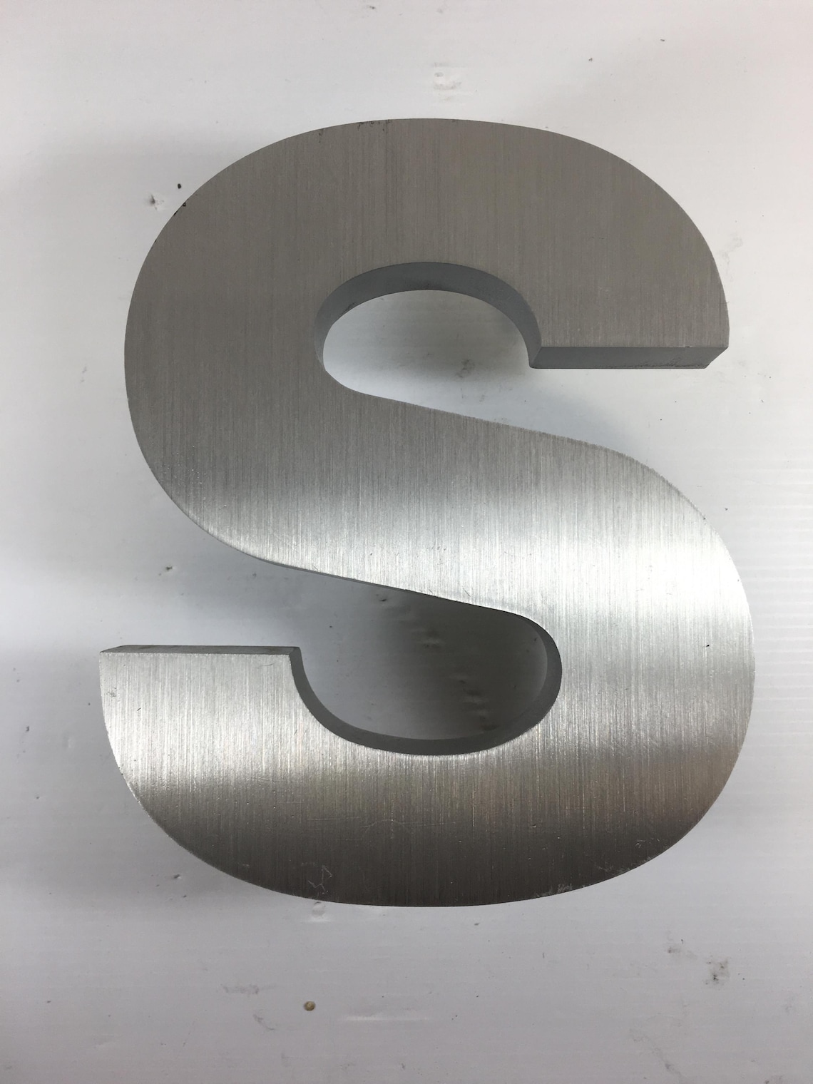 Metal Block Letter Lowercase s 9 5/8 for Signs, Crafts, Home Decor ...