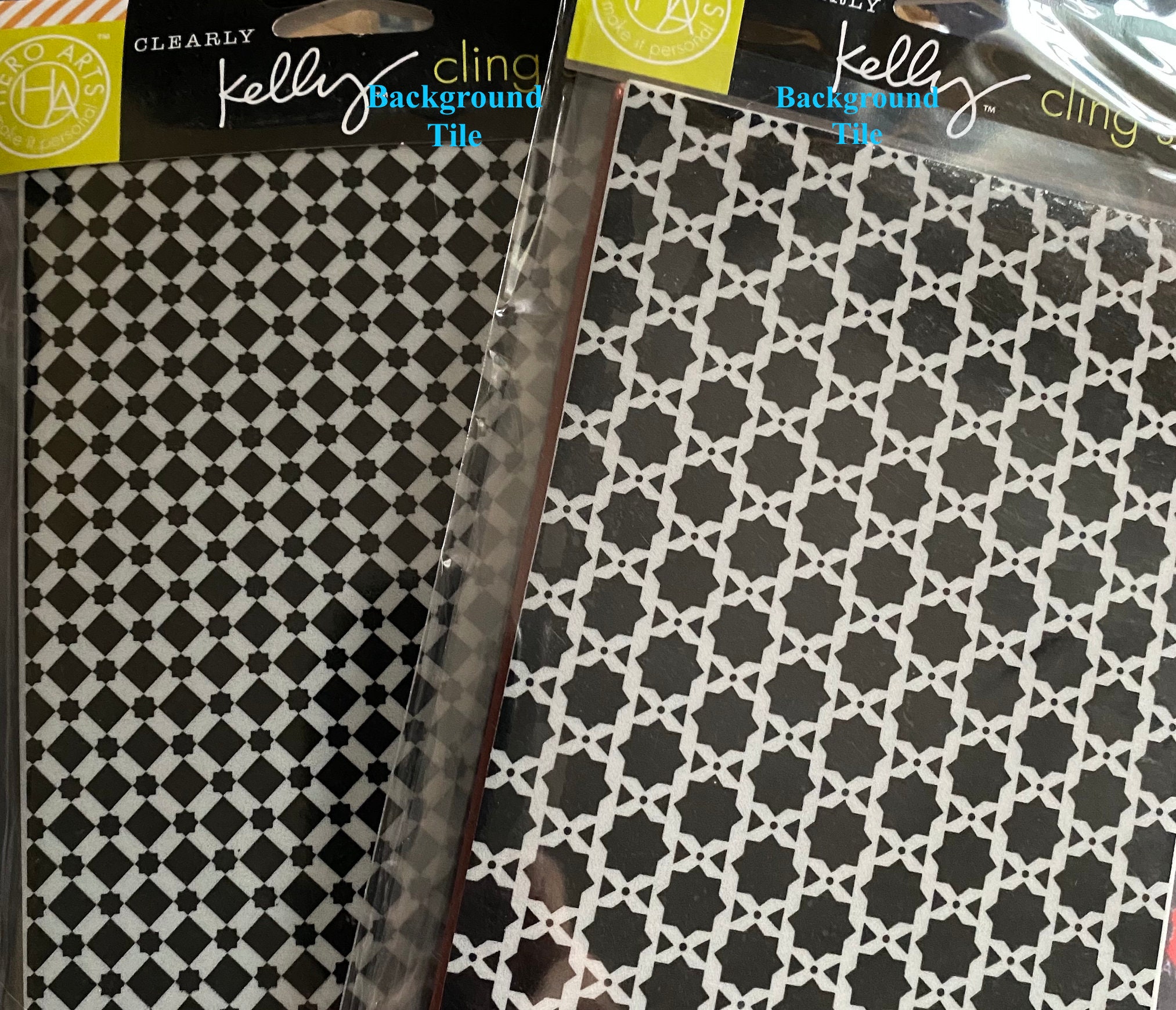 Rare Background Squares or Background Tile Stamp - Etsy