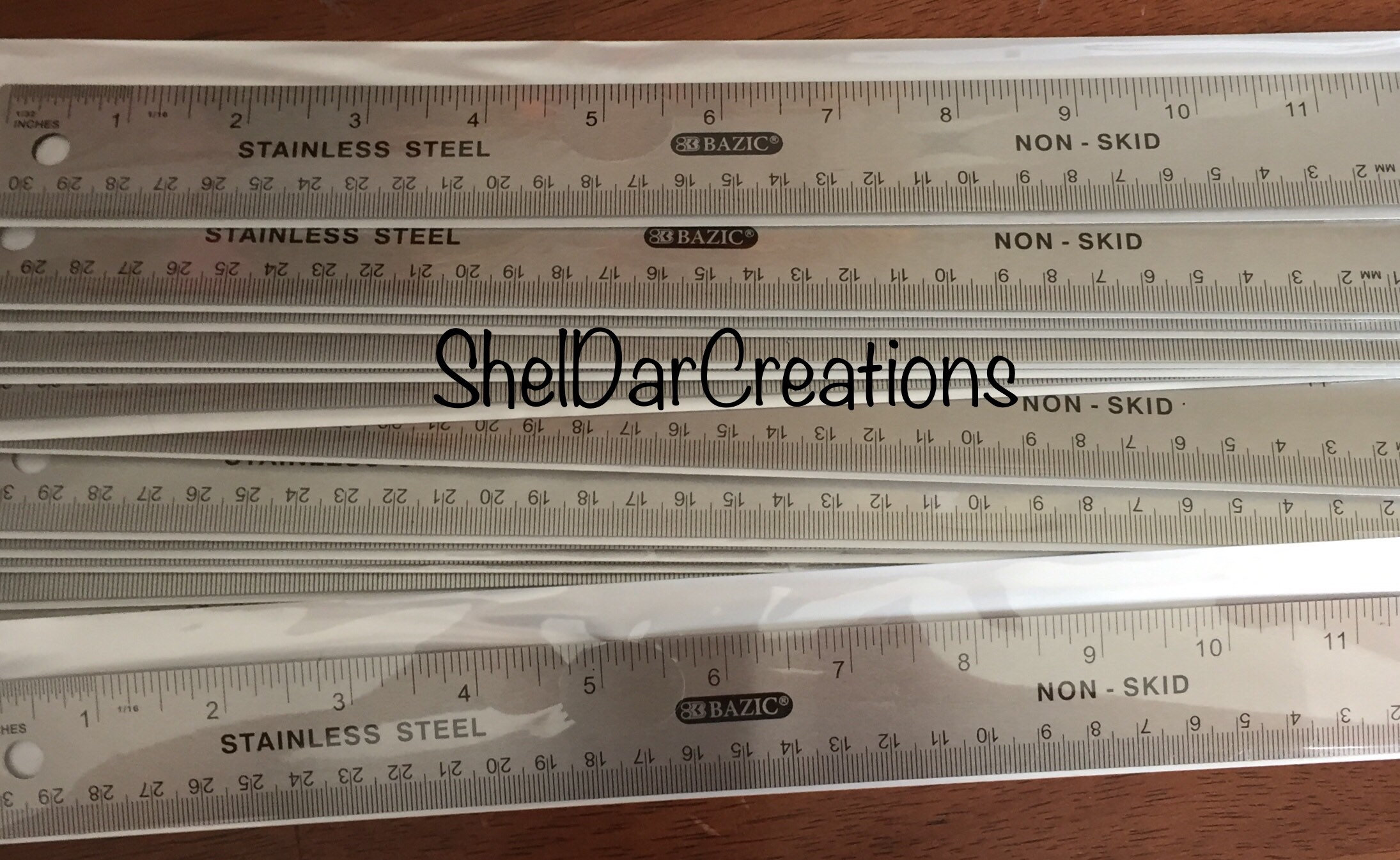 12 Inch 1 Foot and 30 Mm Stainless Steel Ruler With - Etsy
