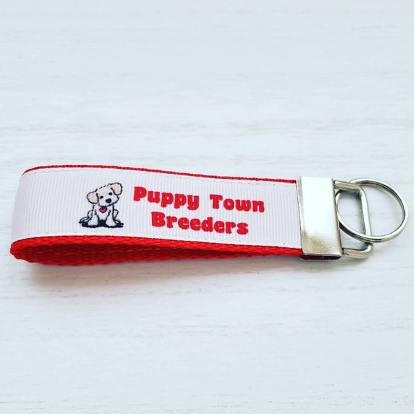 Custom Logo Key Ring - Etsy