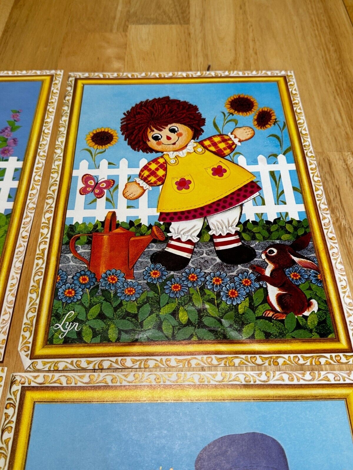 Vintage Raggedy Ann and Andy Poster Prints Pictures Set of 4 9x12 ...