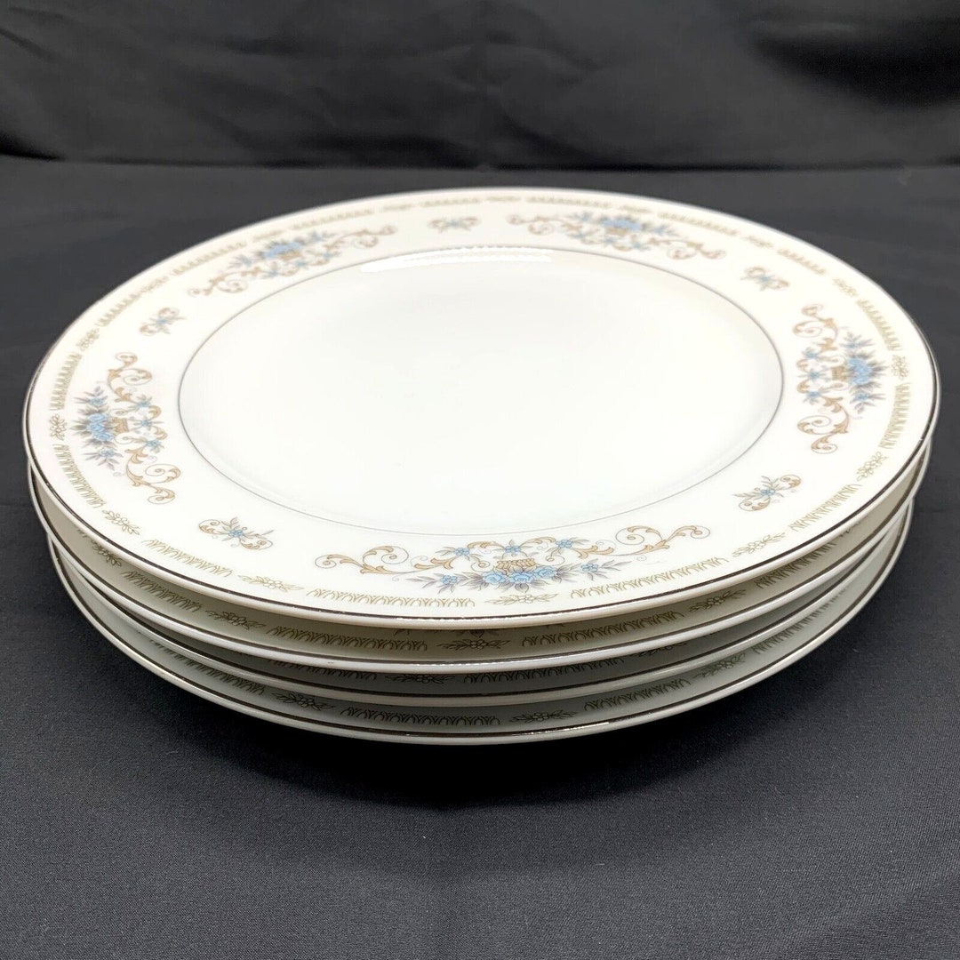 Wade Diane Dinner Plates Fine Porcelain China 10 Inches Set of 4 Made ...