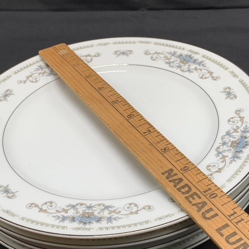 Wade Diane Dinner Plates Fine Porcelain China 10 Inches Set of 4 Made ...