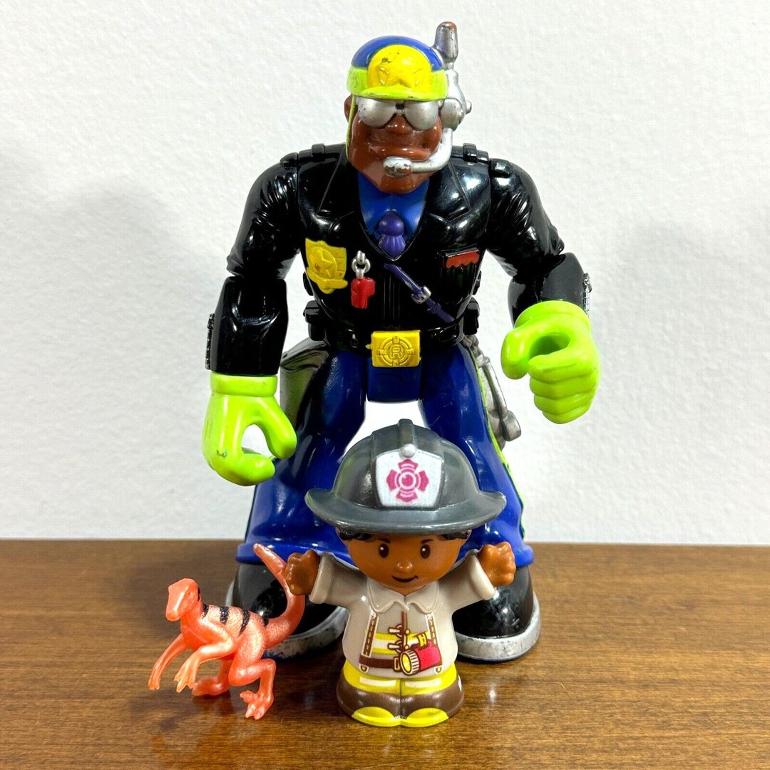 Vintage Fisher Price Rescue Heroes Jake Justice Little People Fireman ...