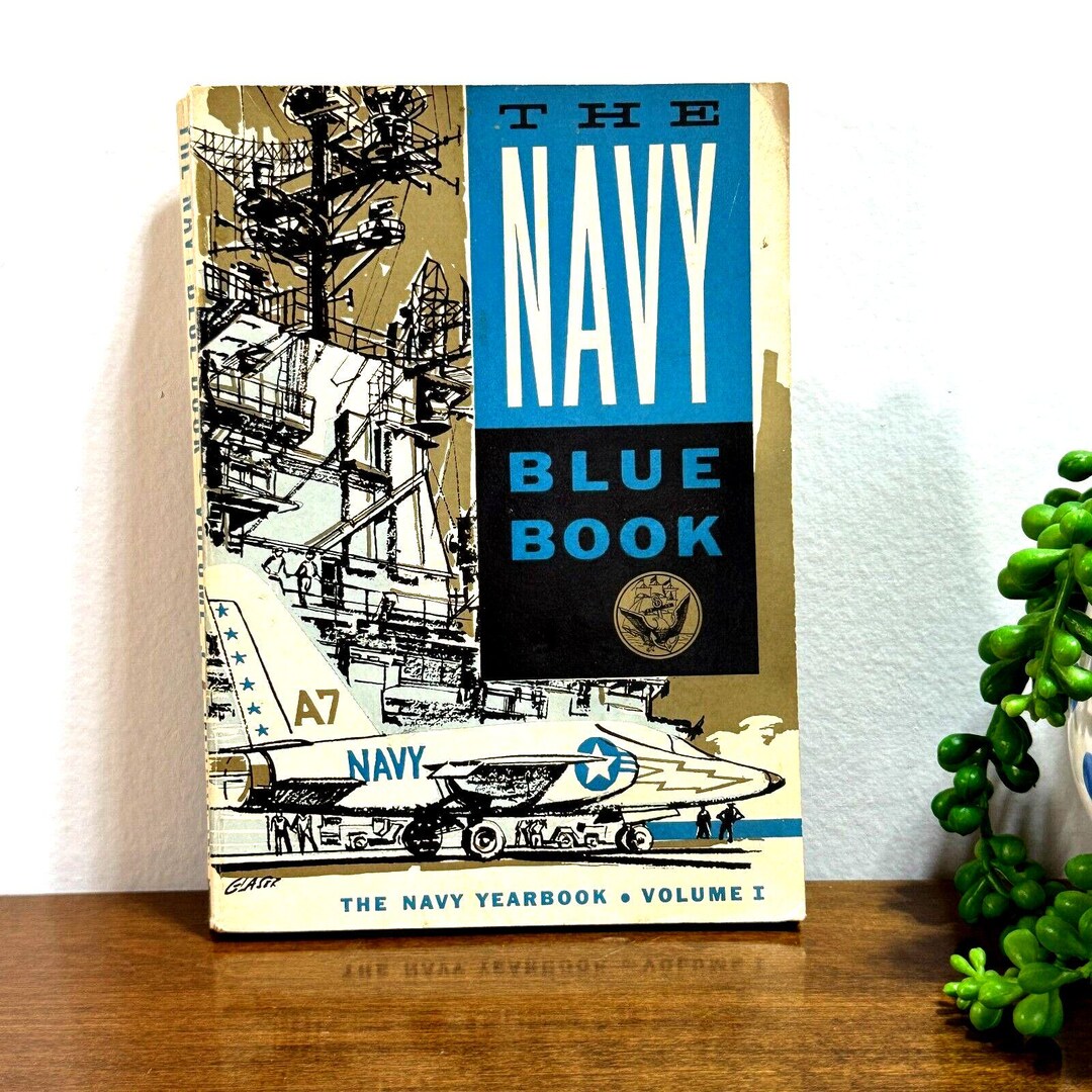 The Navy Blue Book Yearbook Volume I 1960 Military Publishing Vintage ...