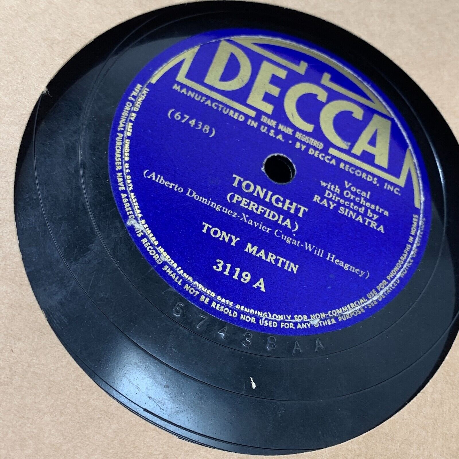 Lot of Old Time Vinyl Records Tommy Tucker Time, Four King Sisters ...