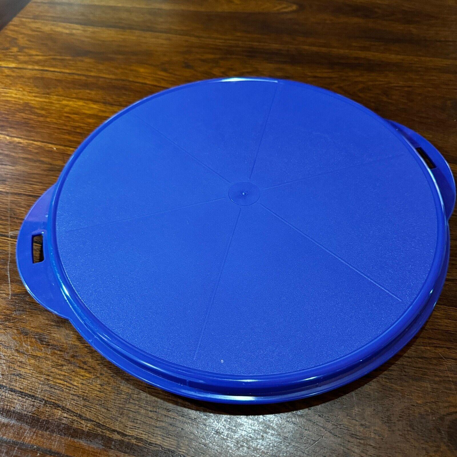 Vintage Tupperware Cake Taker Carrier Clear Blue Base Locking Handle - Etsy
