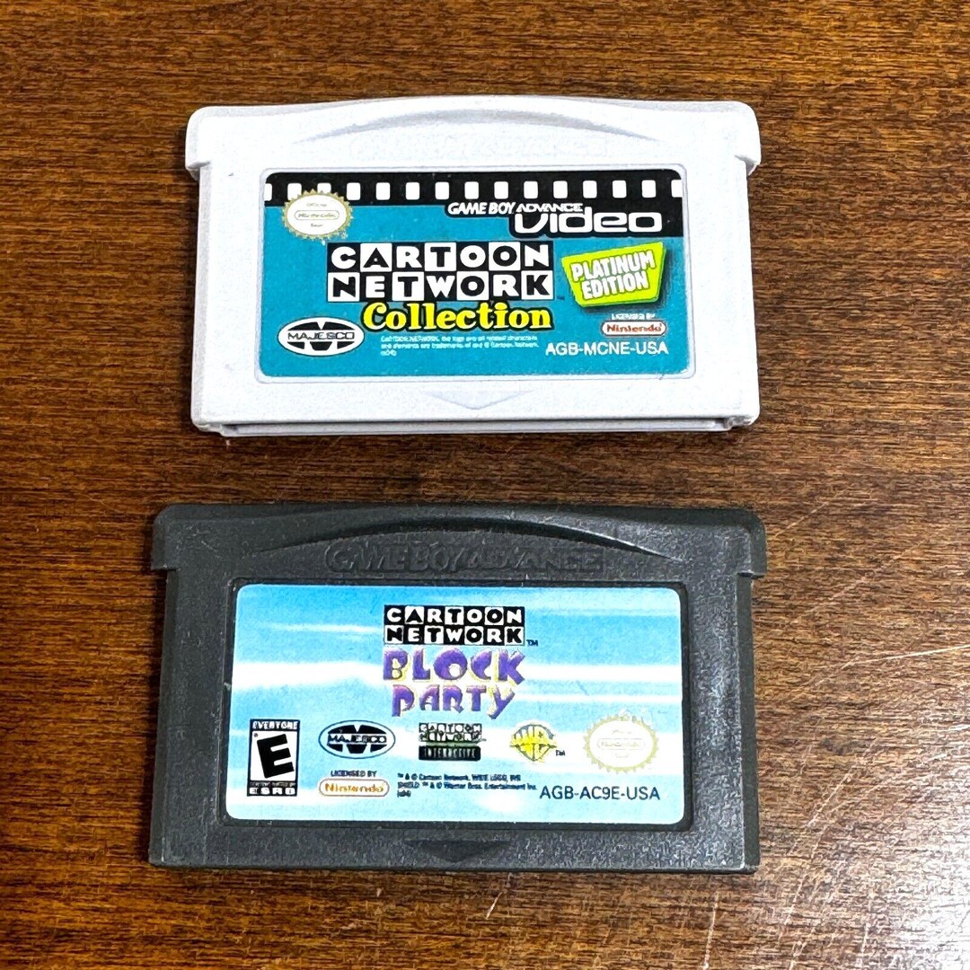 Game Boy Advance Cartoon Network Collection Platinum Edition and Block ...