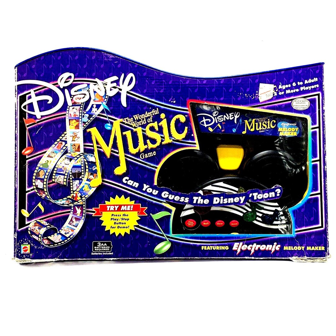 Disney the Wonderful World of Music Melody Electronic Game Complete ...