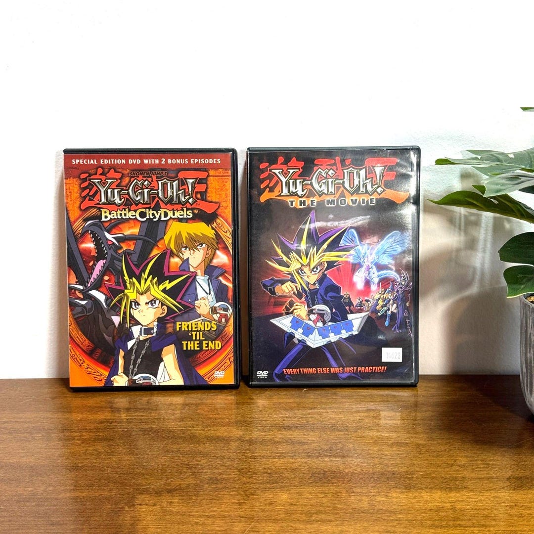 Yugioh Dvds Yu-gi-oh the Movie and Battle City Duels Friends Til End Lot of 2 - Etsy