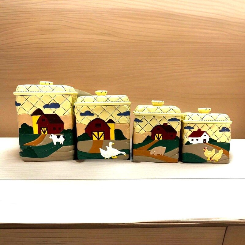 Cow Canisters - Etsy