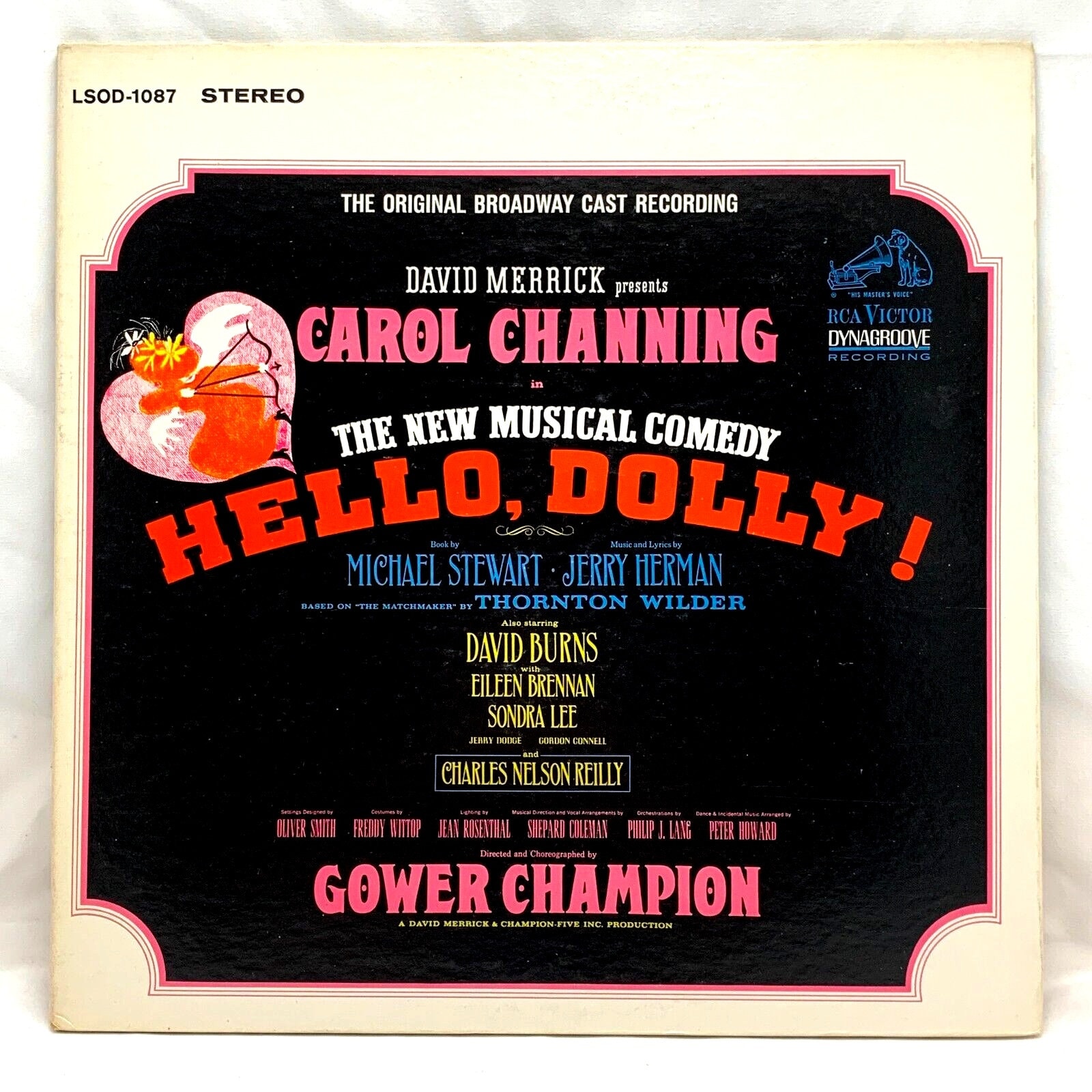 Hello Dolly Broadway Vinyl Album LP Record Cast Recording Carol ...