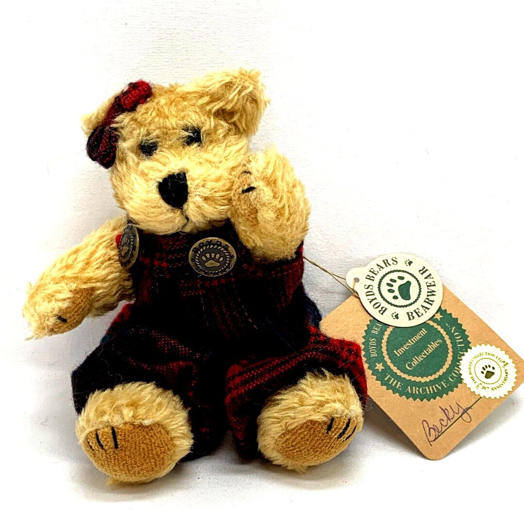 Boyd Bears Bearwear Becky Plush 6" Tall - Etsy