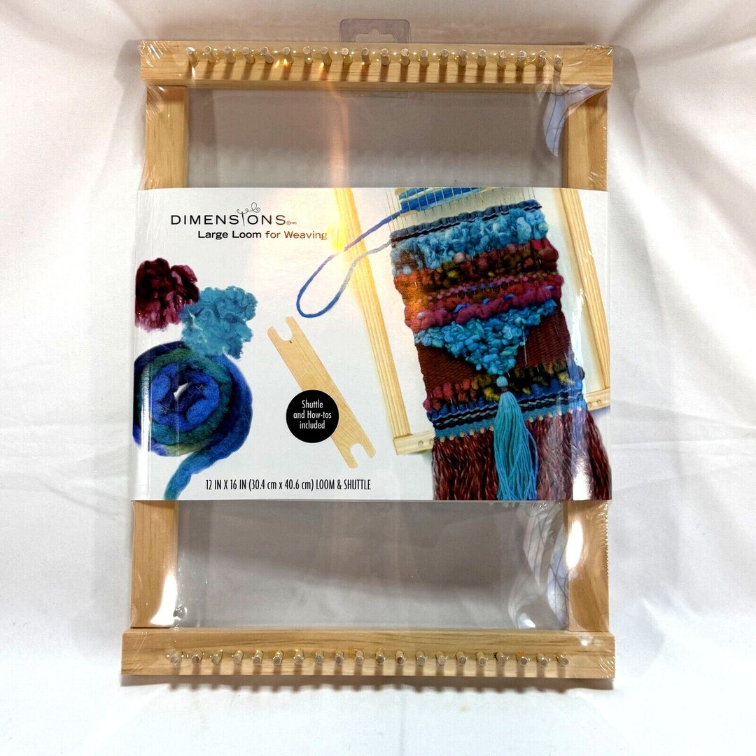 Dimensions Large Loom for Weaving Plus Shuttle and How-to Instructions ...