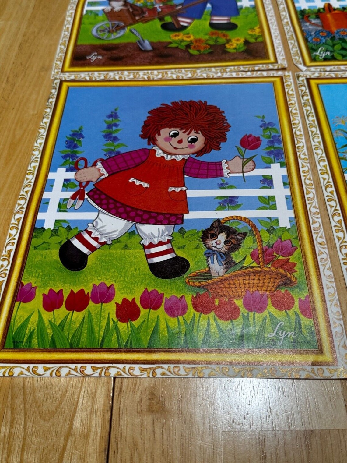 Vintage Raggedy Ann and Andy Poster Prints Pictures Set of 4 9x12 ...