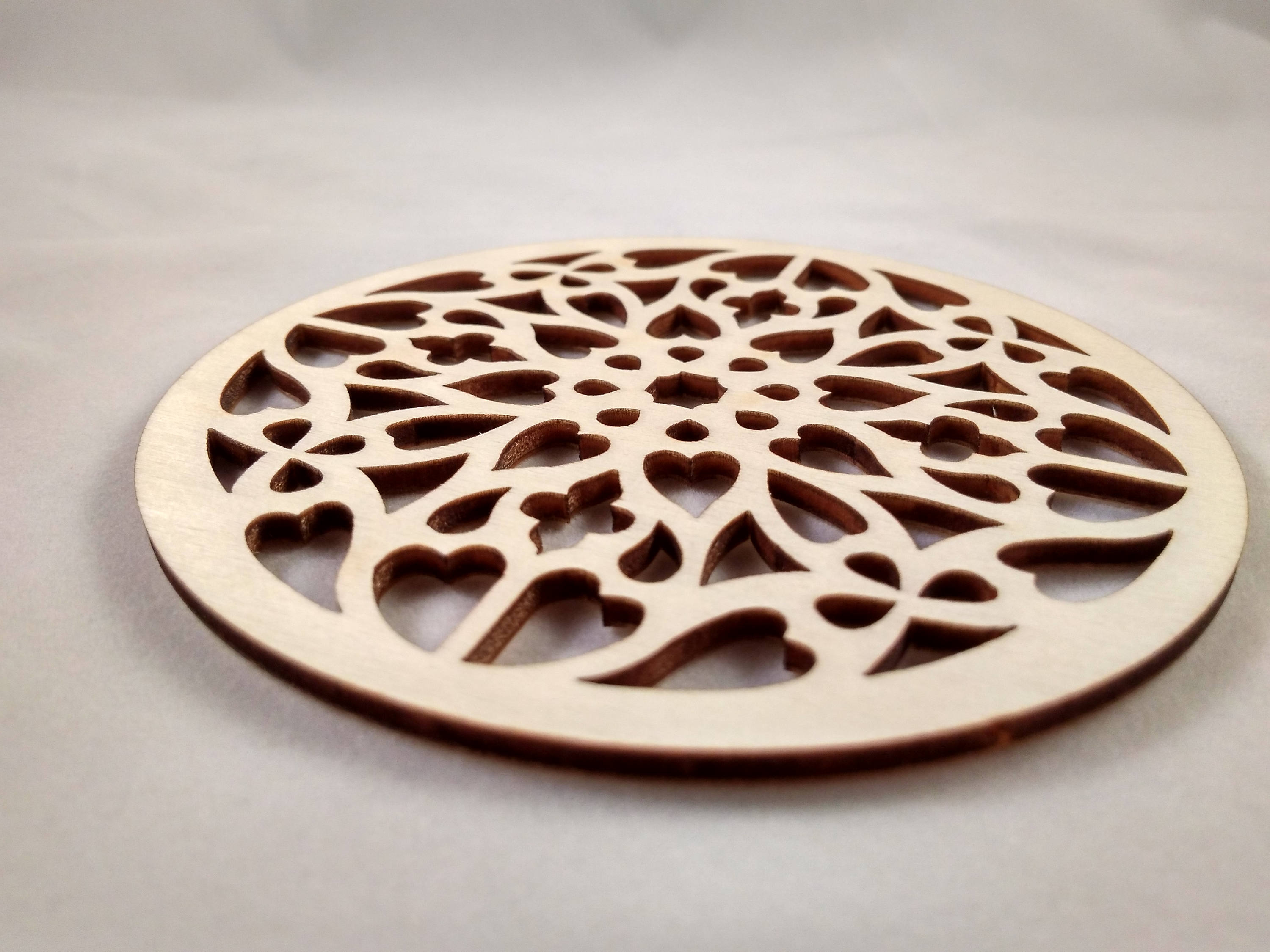 MAXTIE Wooden Flower Coasters (set of 5) - Etsy