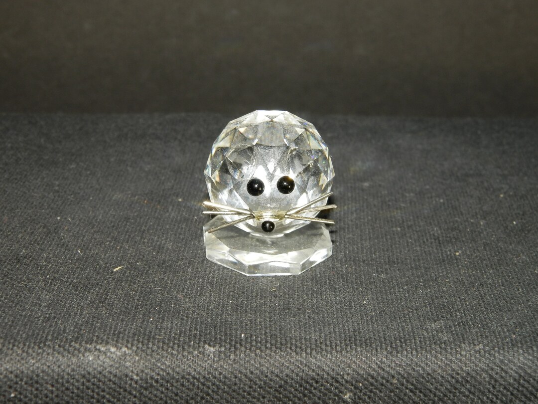 Swarovski Mouse Figurine - Etsy