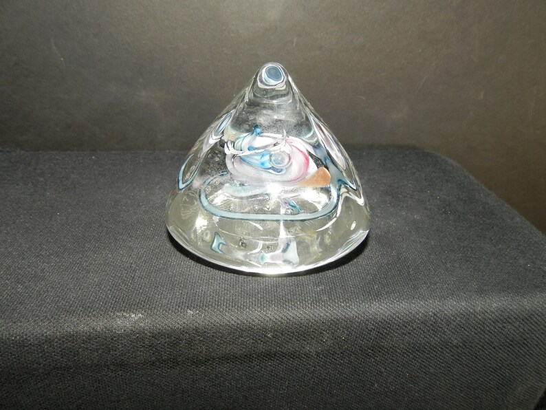 Artist Robert Hamon Pyramid Paperweight - Etsy