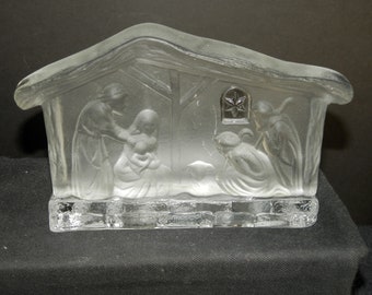 Crystal Nativity Scene - Etsy