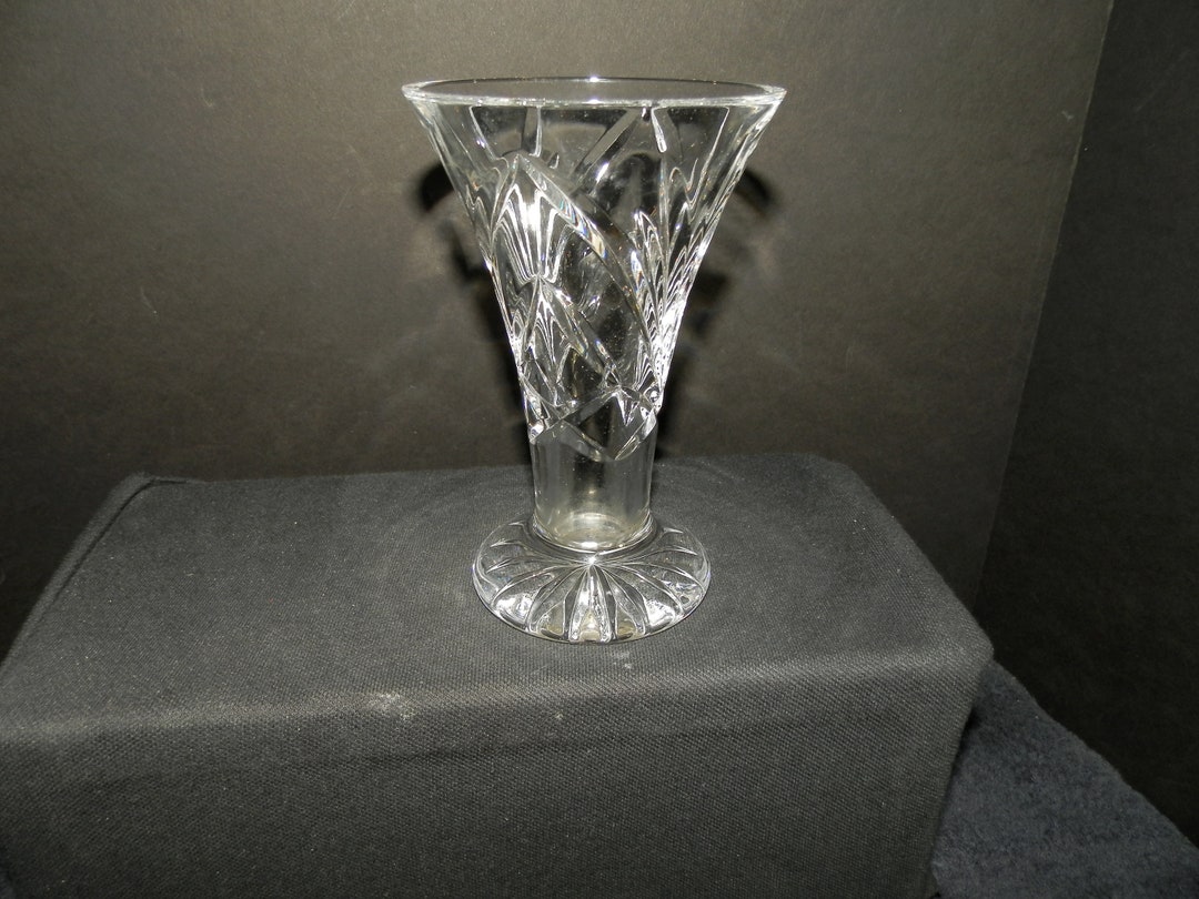 Waterford Crystal 6 Inch Footed Vase - Etsy