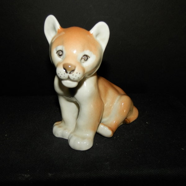 Porcelain Lion - Etsy