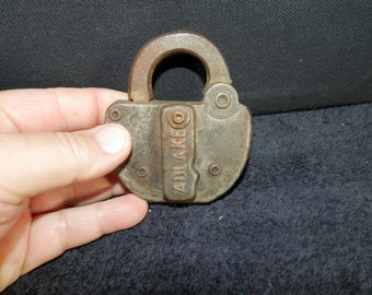 Illinois Central Railroad Brass Signal Lock No Key - Etsy