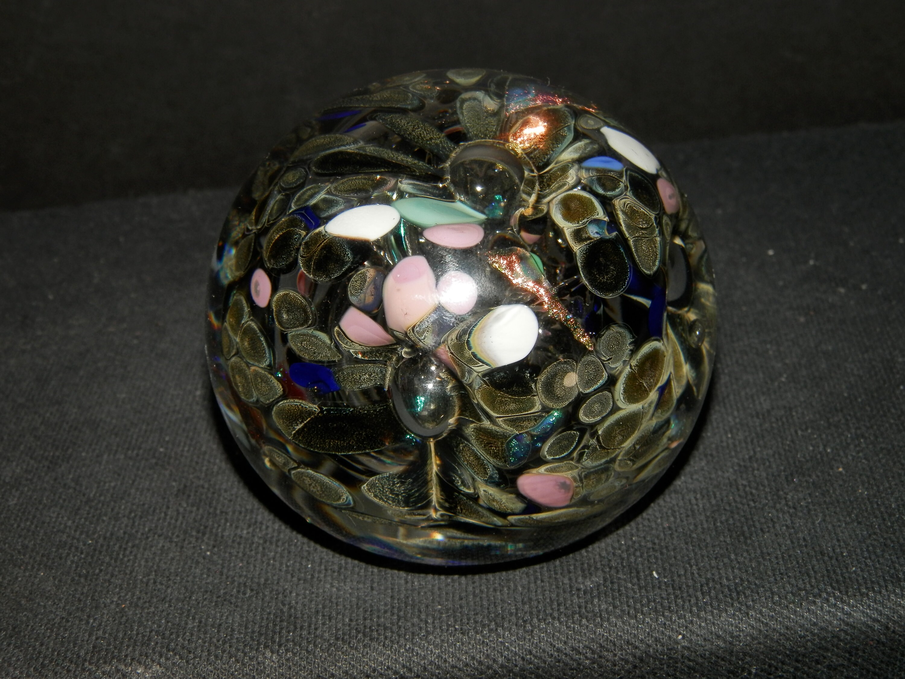Shattered Glass Paperweight 1984