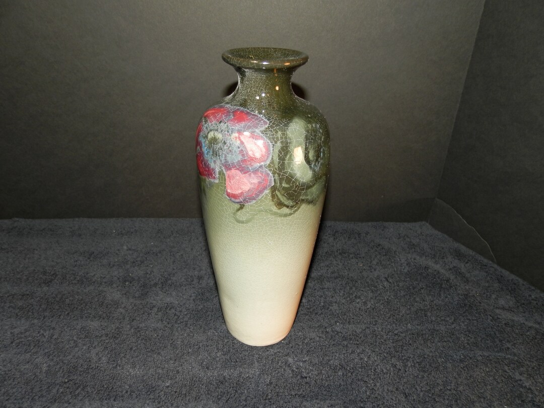 Weller Pottery Eocean Pattern Vase - Etsy