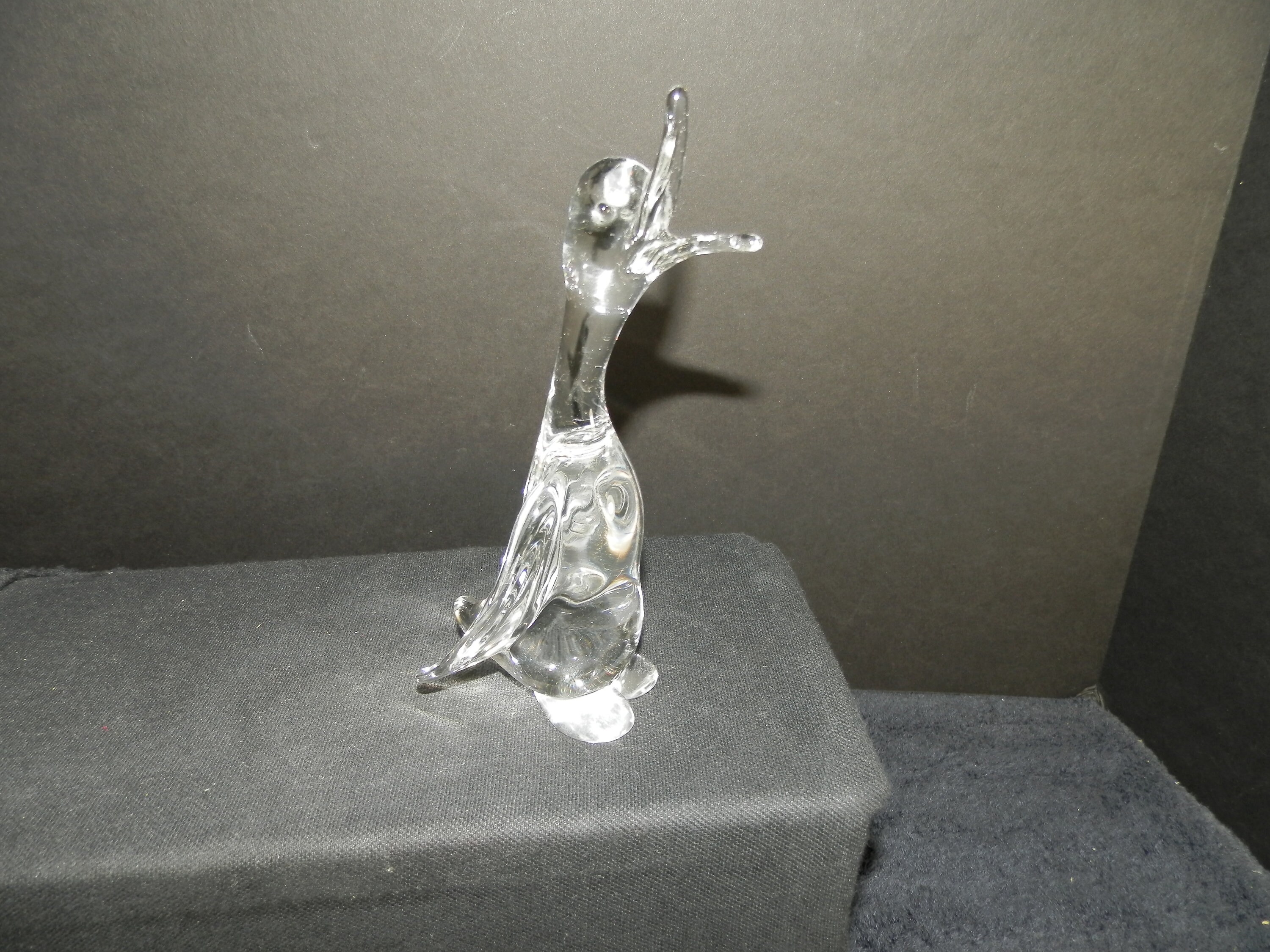 Murano cristal graznando pato figurita | Etsy