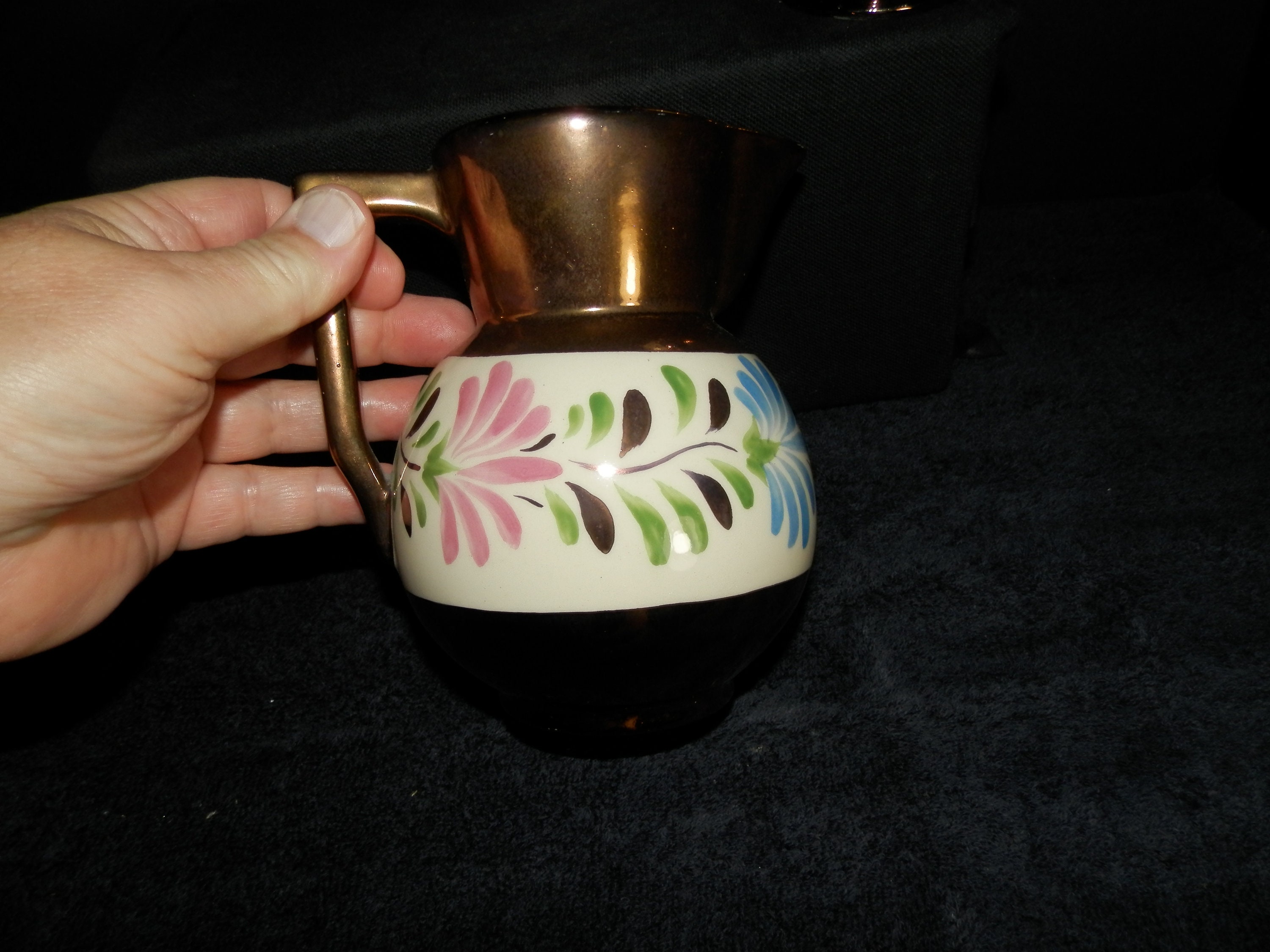 Art & Collectibles Three Pieces Lusterware Lepere Pottery Zanesville ...