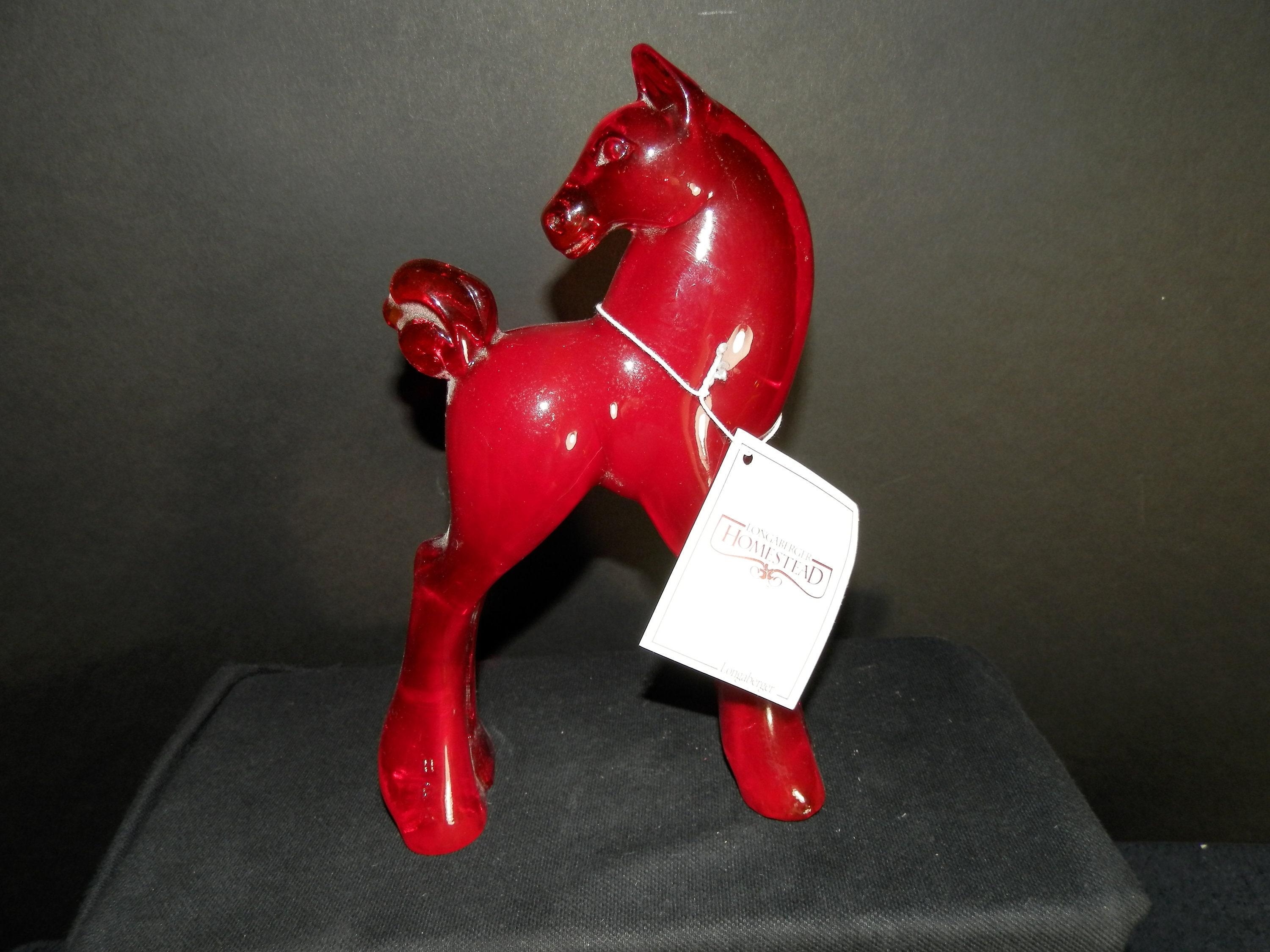 HCA Longaberger Red Turned Head Filly Figurine - Etsy Sweden