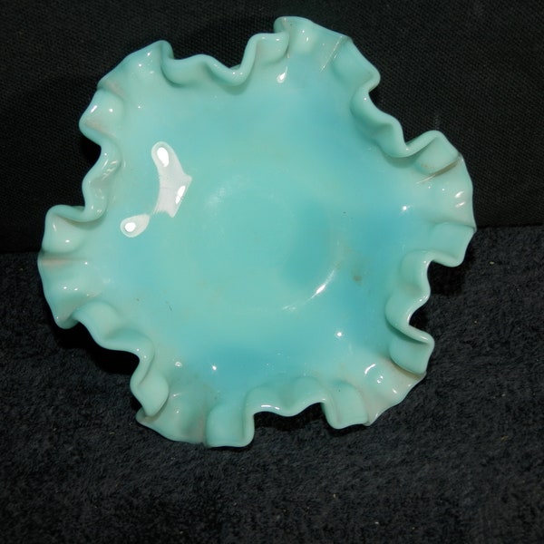 Turquoise Milk Glass - Etsy
