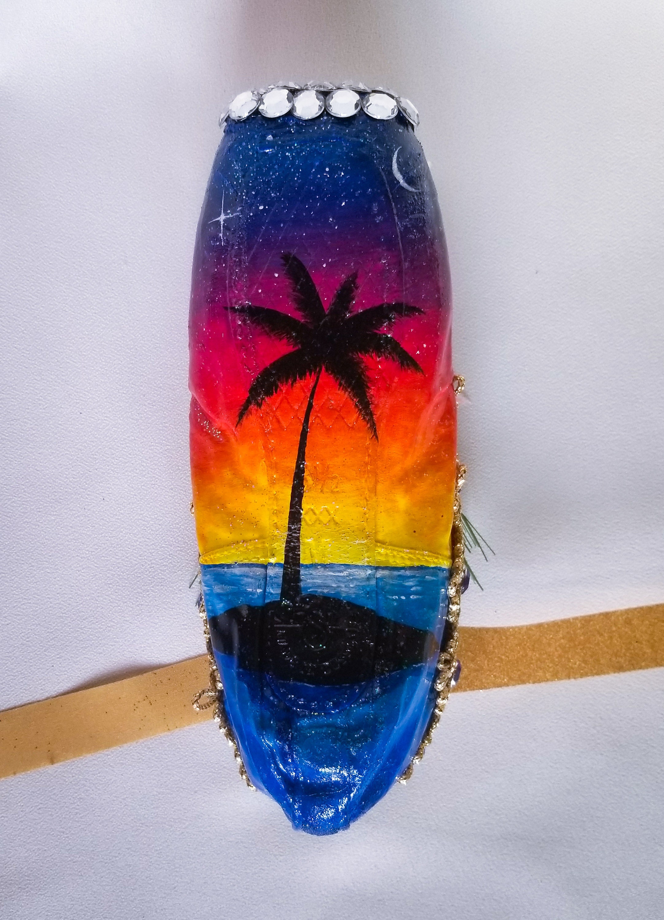 Rainbow Sunset - Hand Painted and Decorated Pointe Shoe - Etsy