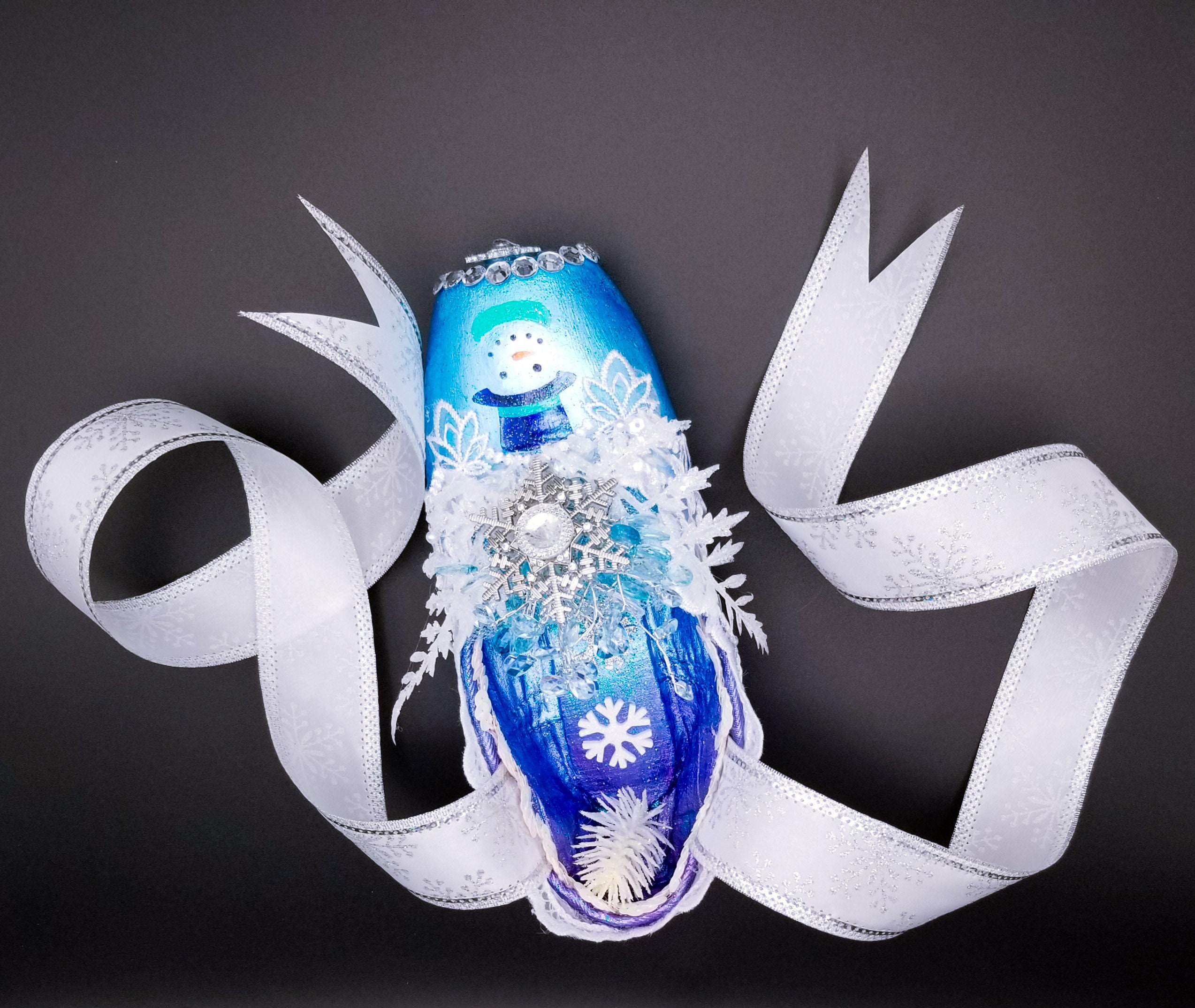 Frosty the Snowman - Hand Painted and Decorated Pointe Shoe - Etsy