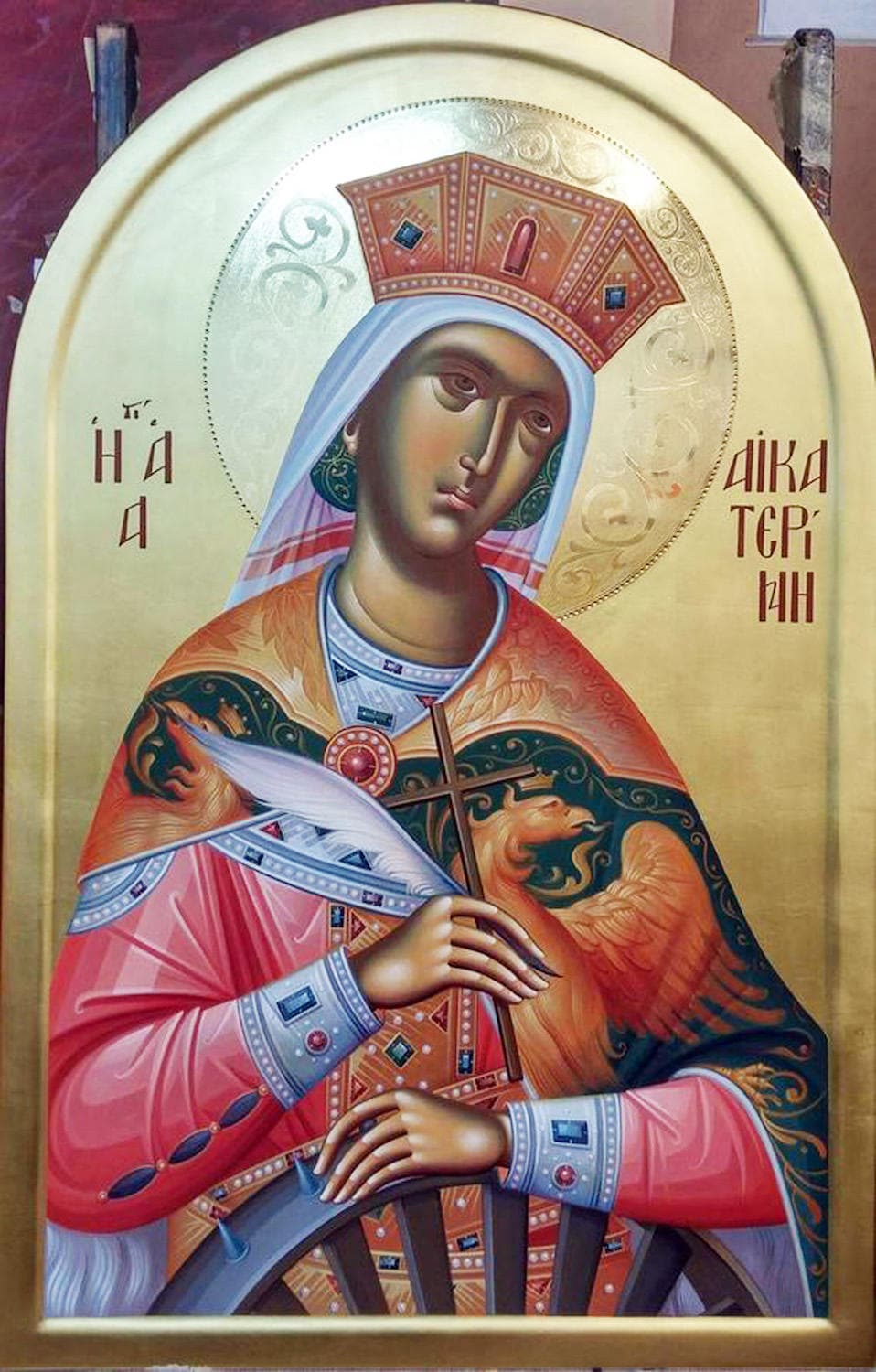 St Catherine Icon Orthodox, Orthodox Icon of Saint Catherine - Etsy