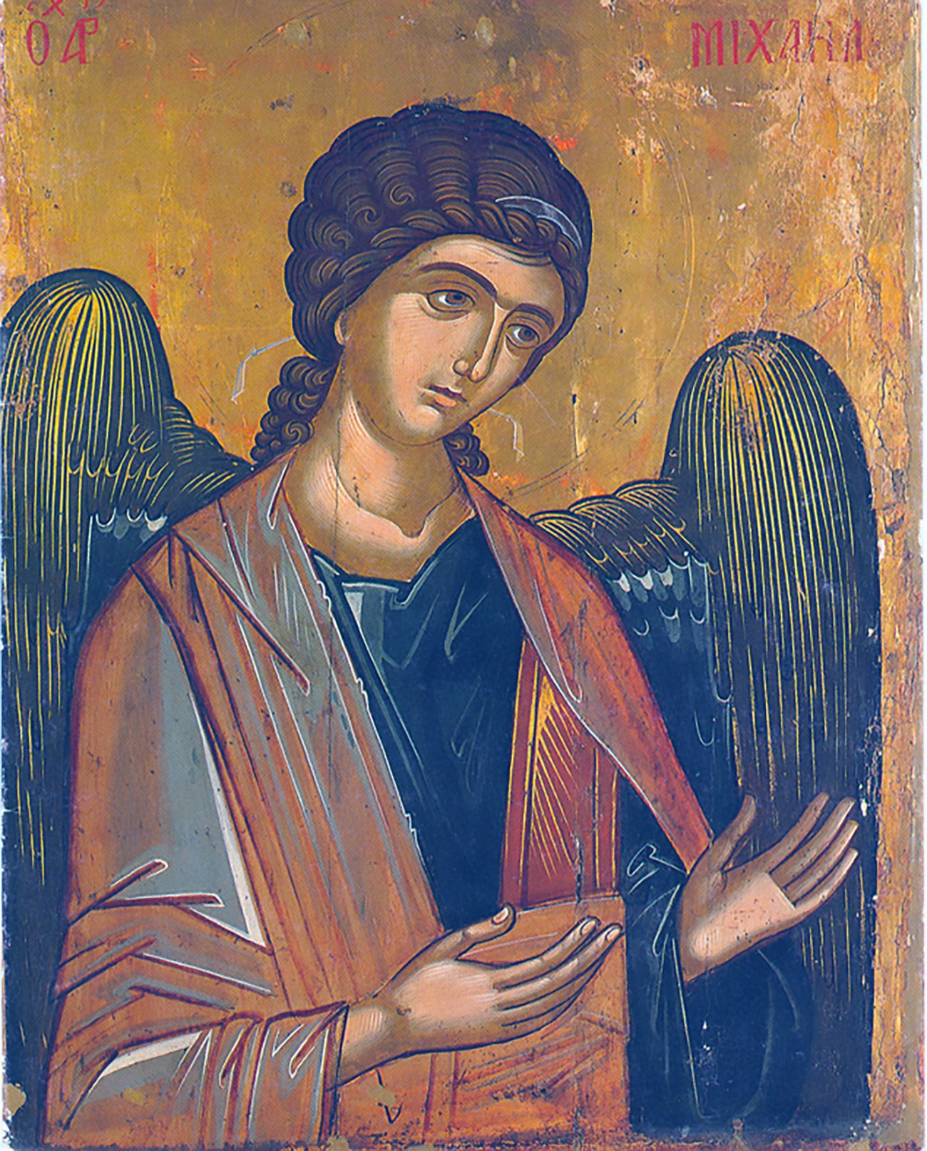 Archangel Gabriel Orthodox Icon, Byzantine Icon Archangel Gabriel, Hand ...