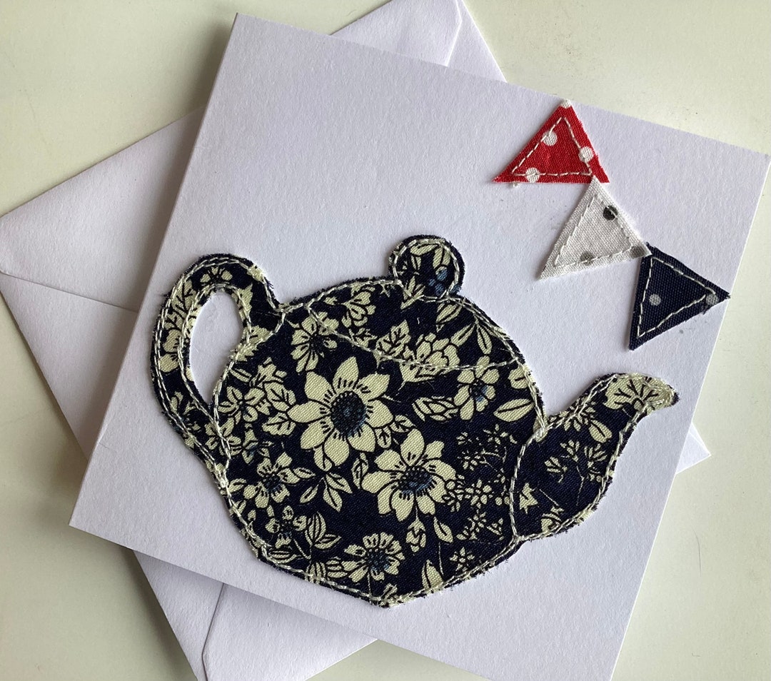 Coronation Celebration Textile Art Greetings Card - Etsy UK