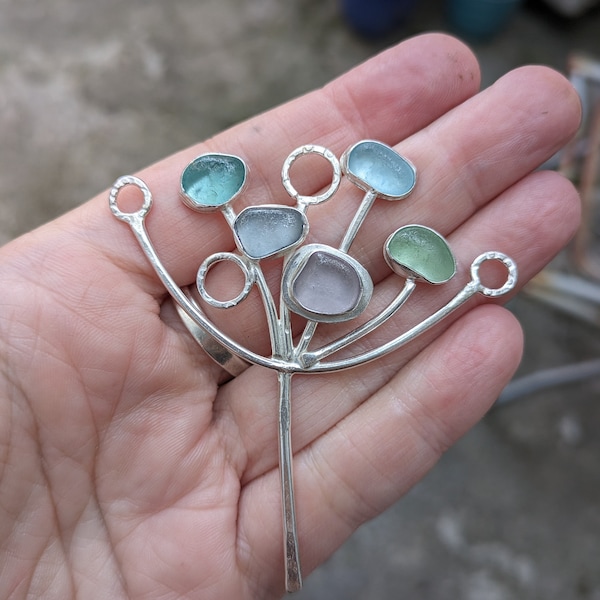 Sea Glass Pendant - Etsy