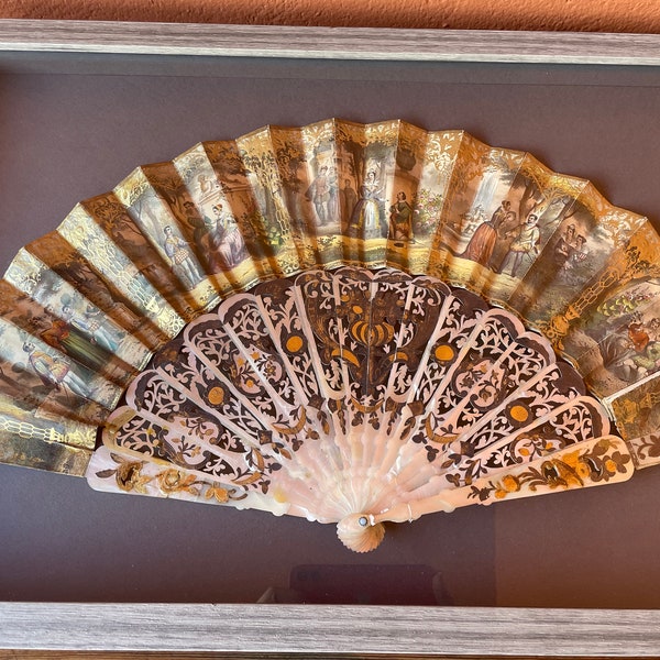 Hand Painted Fan - Etsy