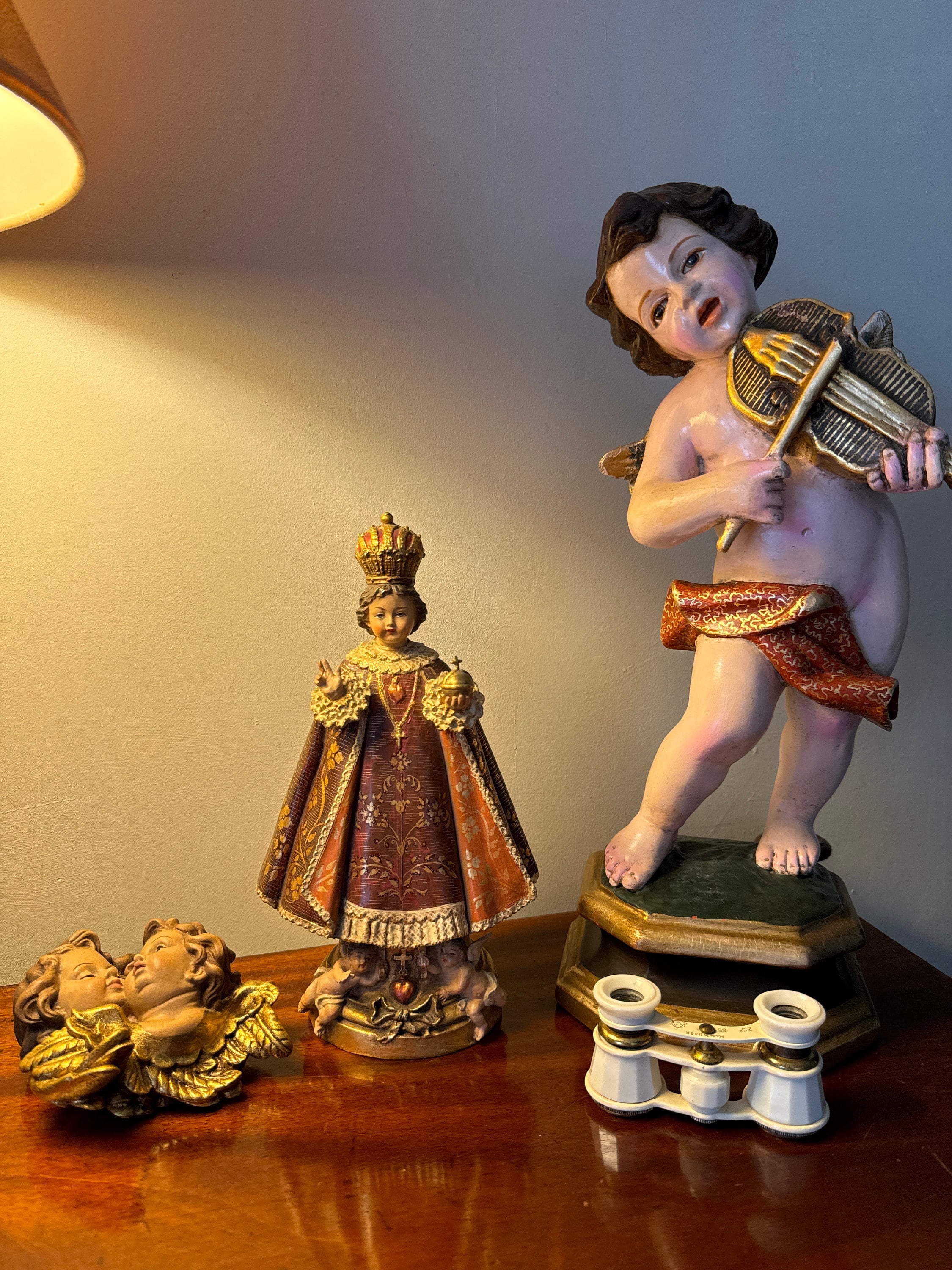 Antigua Figura El Niño Jesús De La Bola. Olot. Spain. 1920. Plaster ...